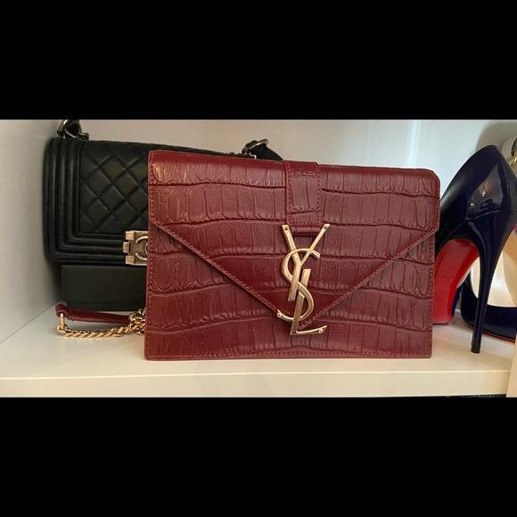 Yves Saint Laurent | Bags | Ysl Burgundy Bag | Poshmark